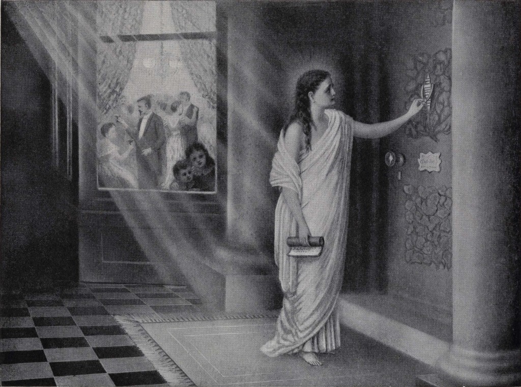 "Knocking:" An Illustration from "Christ and Christmas" - Mary Baker ...