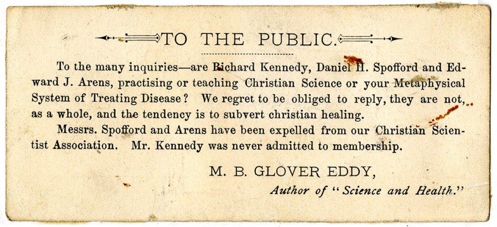 Opening doors, opening minds: The business and calling cards of Mary ...