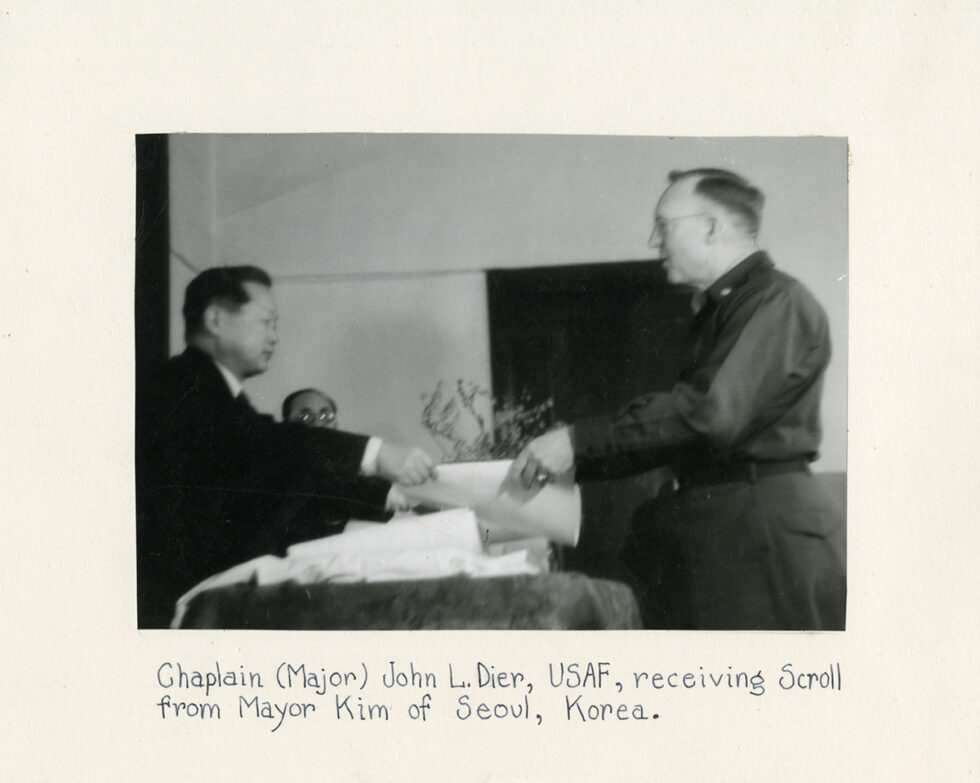 Christian Scientists in Military Chaplaincy Korea - Mary Baker Eddy Library